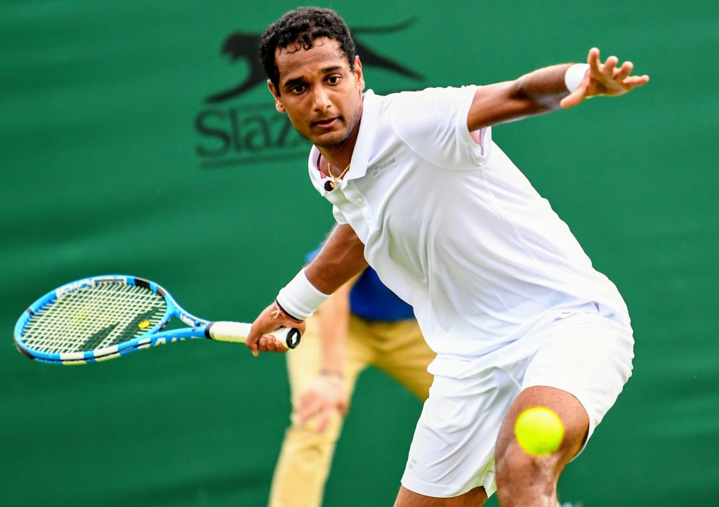 Ramkumar Ramanathan off to a winning start: Wimbledon 2019 photos ...