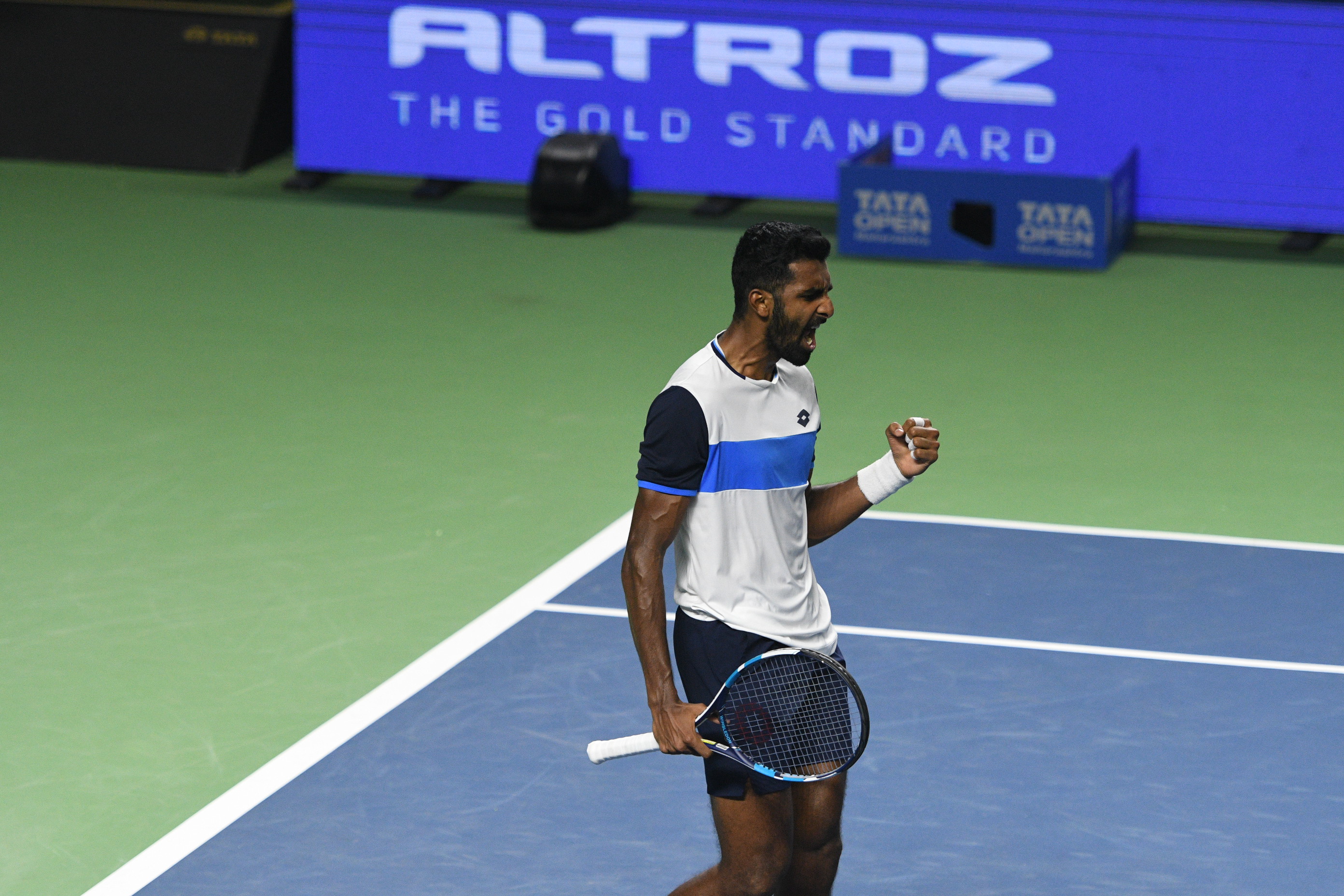 Prajnesh pulls off stunning win in opening round at the third edition ...